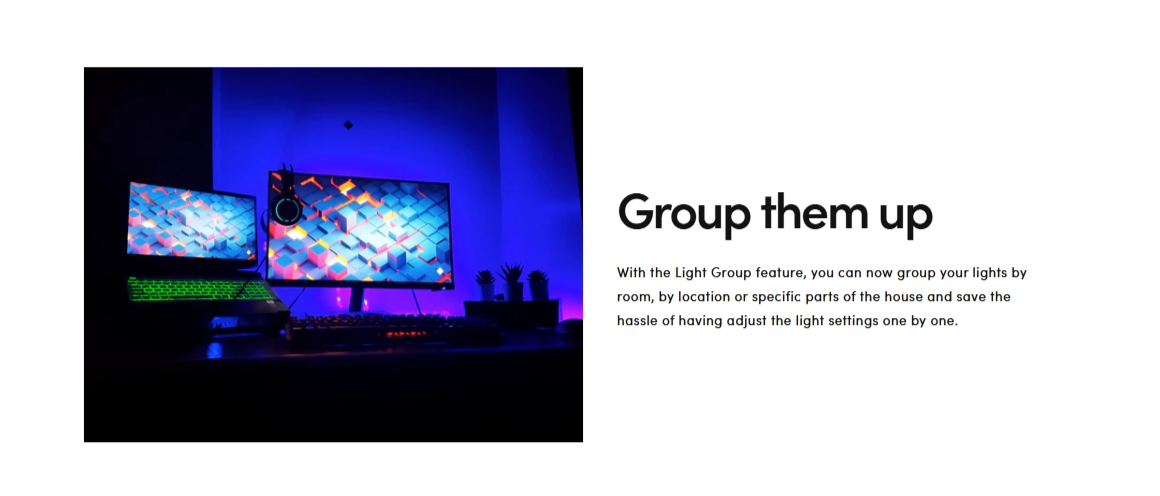 Prolink DS-3602 Smart LED Light Strip for Room RGB Strip Light SMD With ...