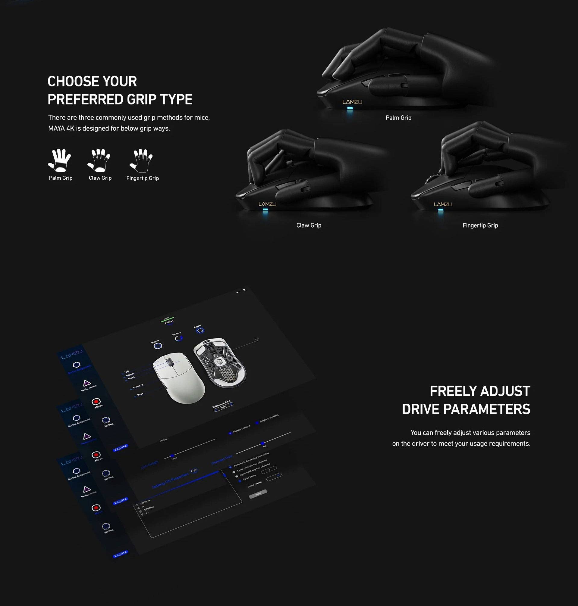 Lamzu Maya 4K Superlight Wireless Gaming Mouse | Shopee Philippines