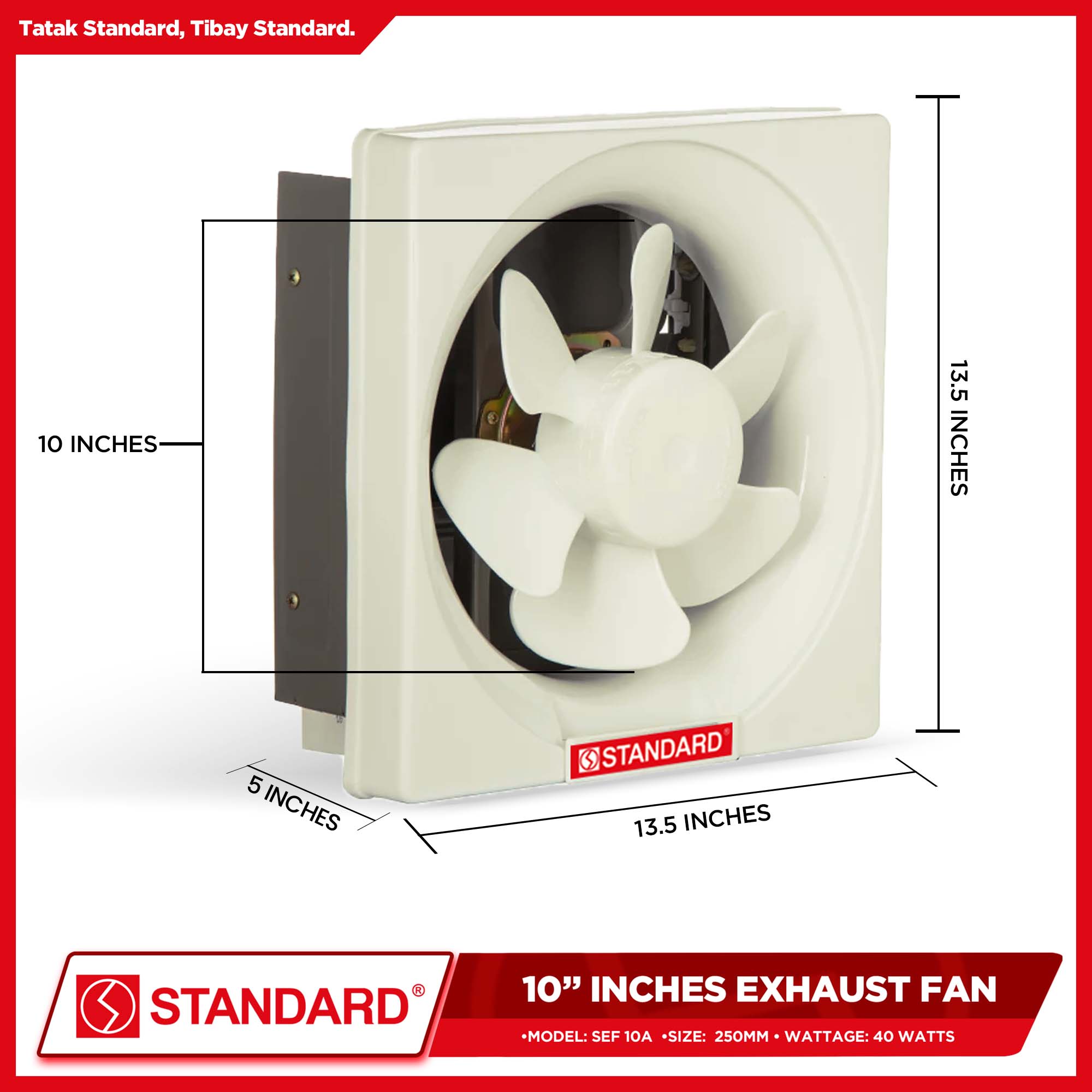 Standard Exhaust Fan Wall 10" SEF 10 | Shopee Philippines