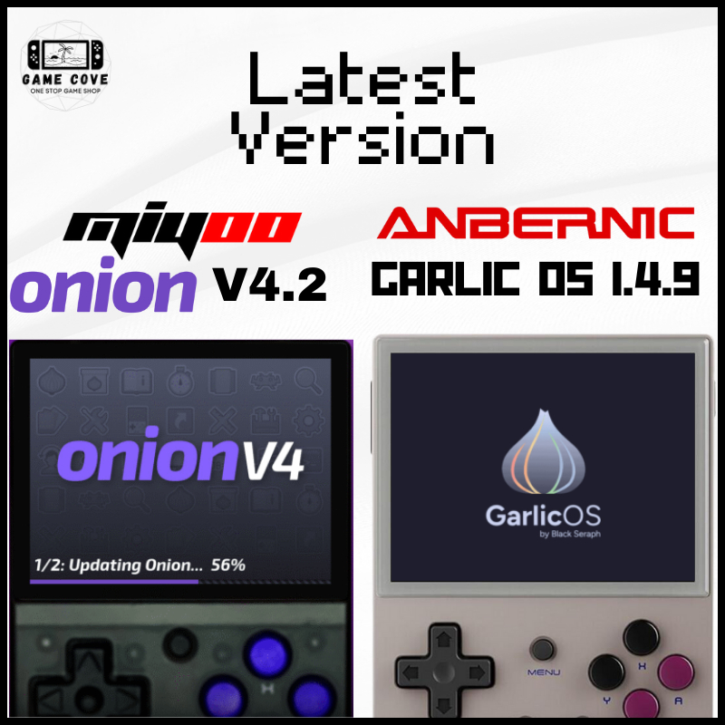 Garlic OS SD Card || Onion OS SD Card Latest Update, Themes, Boot Logo ...