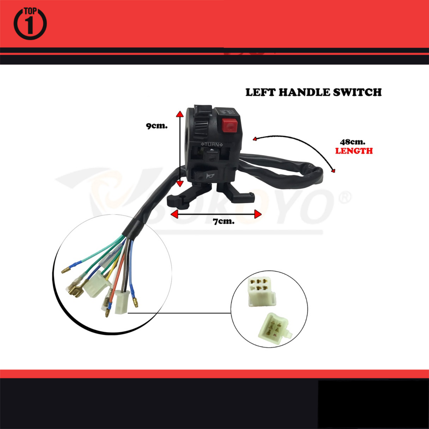 Top1 PH 1 Set Domino Stock Handle Switch For Honda XRM 110 125 Alpha ...