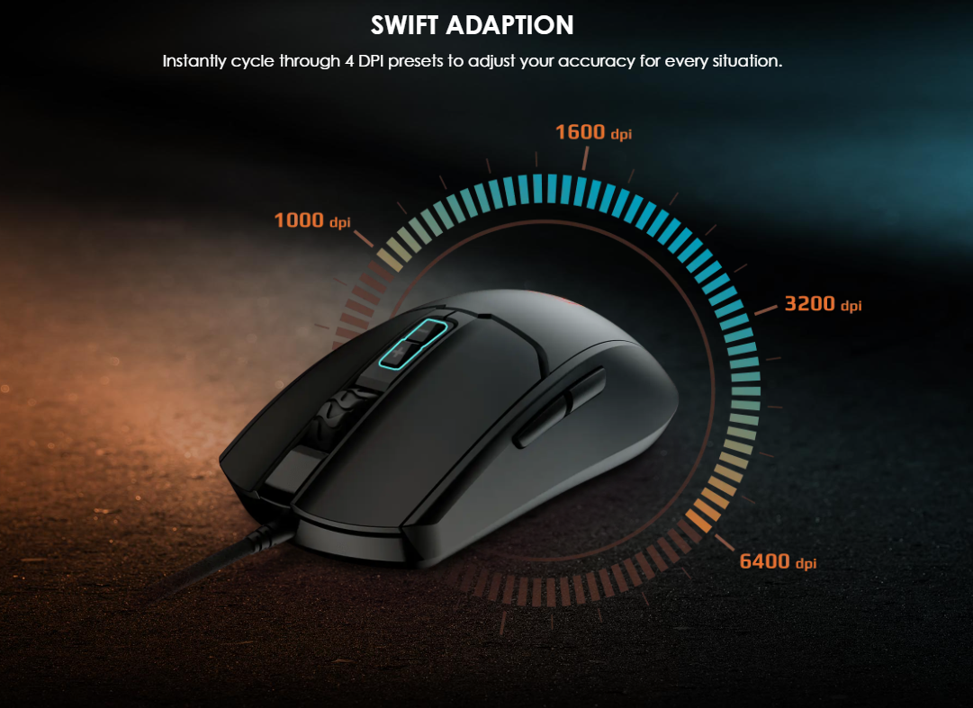 MSI Gaming Wired Mouse Forge GM100 Black RGB LED Optical Mouse Sensor Durable Switches | Shopee ...