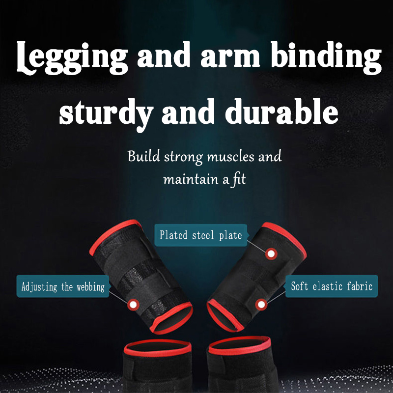 （Pair) Adjustable Arm/Ankle Legging 1-6KG Weight Training 5/6/7 Slot ...
