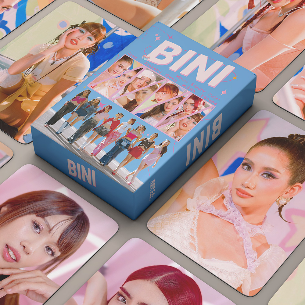 55/92/95Pcs Holographic BINI Postcards Kpop Lomo Card Laser Photocards ...