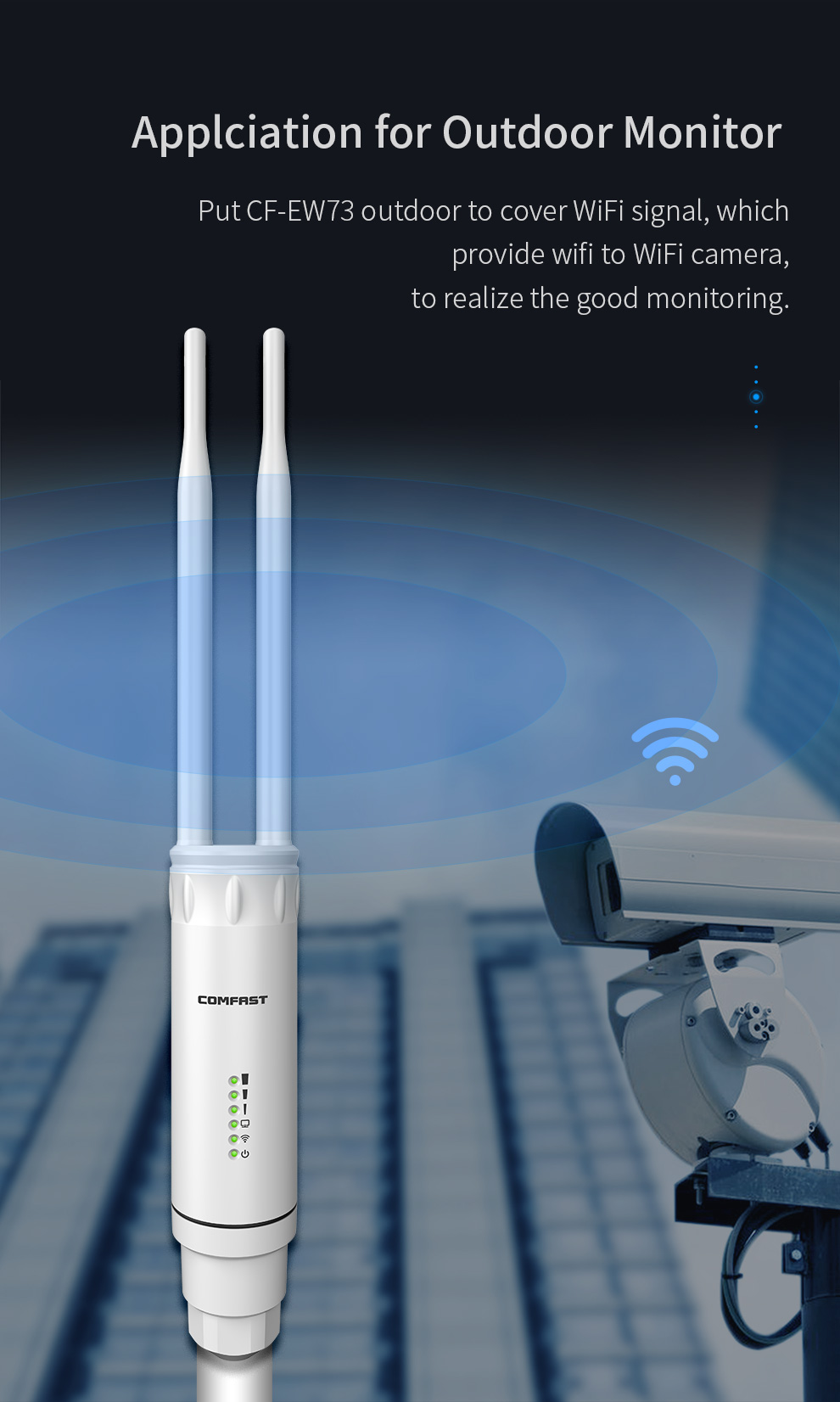 Comfast EW73/EW71 Outdoor High Power AP 300Mbps Wifi Coverage Access ...