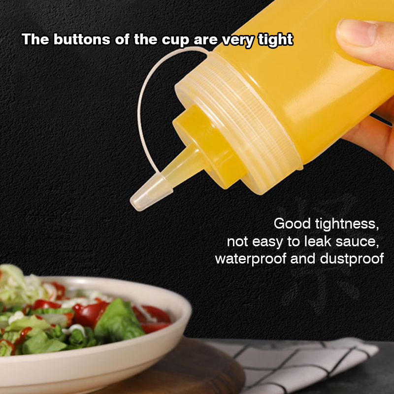 8-24oz Plastic Condiment Dispenser Ketchup Mustard Sauce Mayonnaise ...