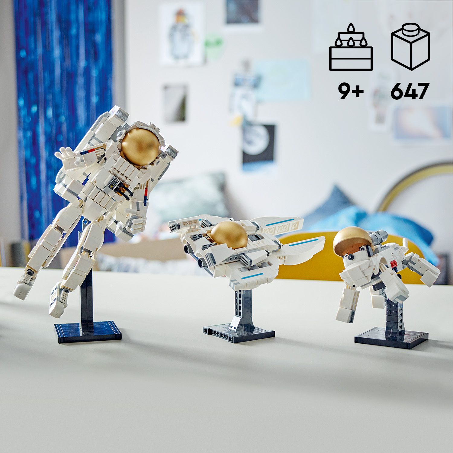 LEGO Creator 31152 Space Astronaut 3in1 Toy Set (647 Pieces) | Shopee ...