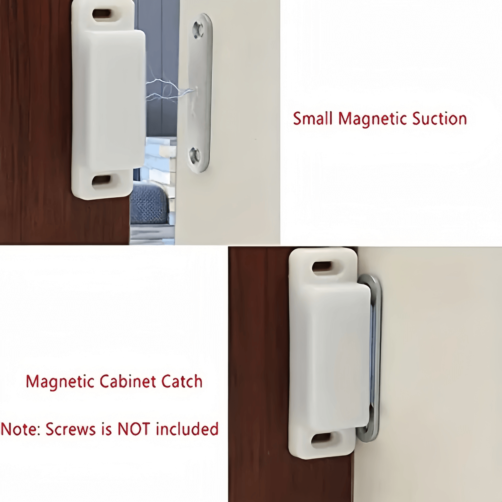 1pc Cabinet magnetic locks Ultra-thin cabinet door magnetic lock Drawer ...