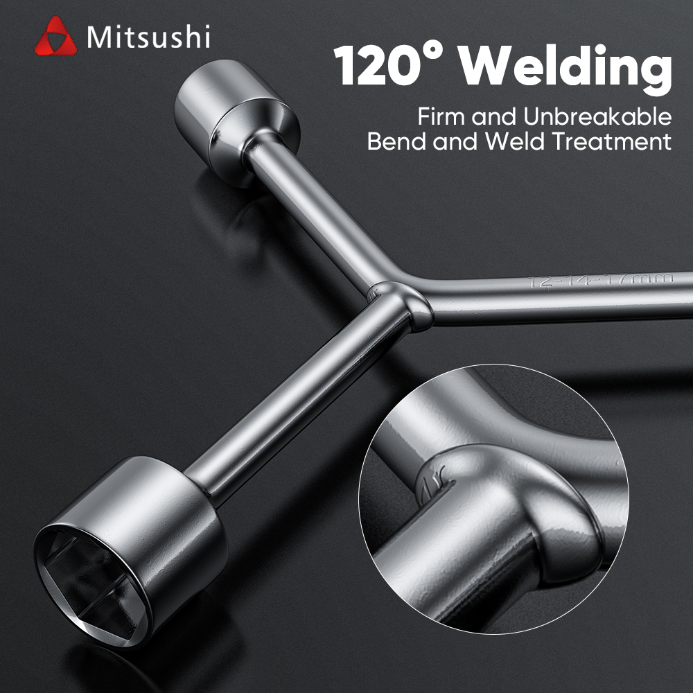 Mitsushi Y-Triangle Socket Wrenches Motorcycle Repair 8-9-10-12-14-17mm ...