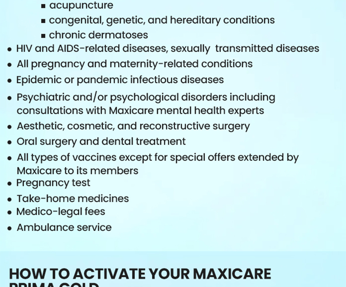 Maxicare PRIMA Gold Outpatient Prepaid Health Card HMO | Shopee Philippines