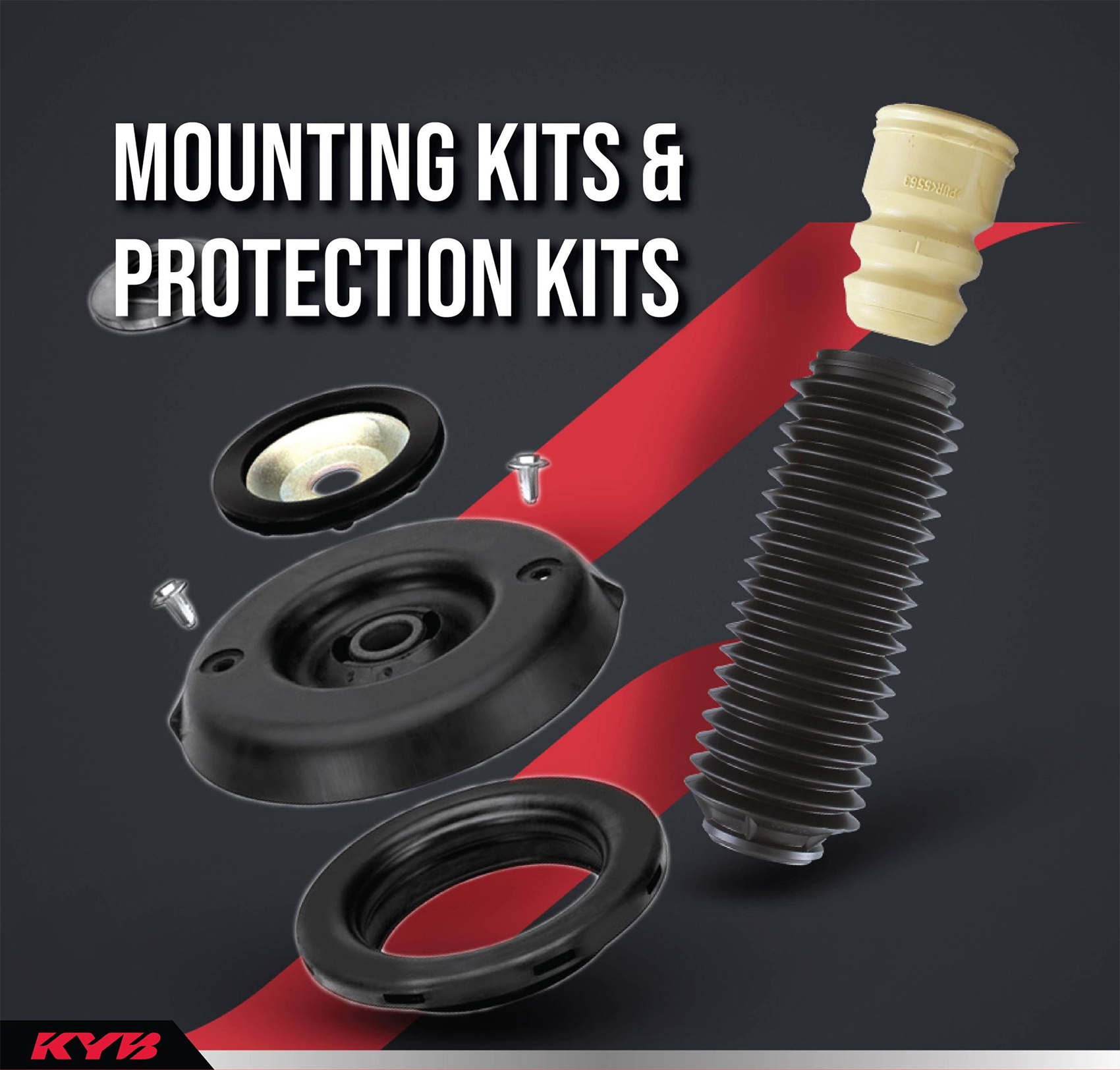 KYB KAYABA (2pcs) Shock Mount for Toyota Innova and Hilux 2WD 2005-2020 ...