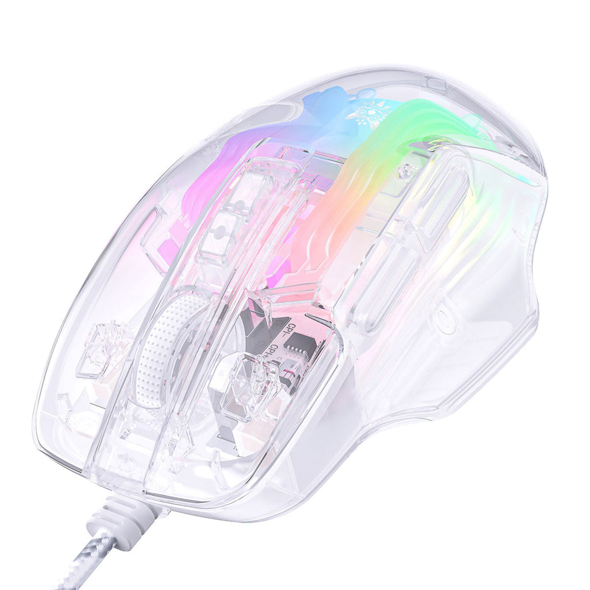Onikuma CW923 RGB Wired eSports Gaming Mouse (Transparent) | Shopee ...