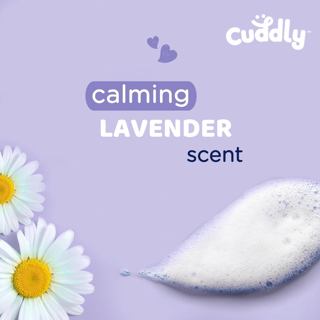 Cuddly Baby Wash Hair & Body Wash 500ml Lavender Scent Extra Gentle ...