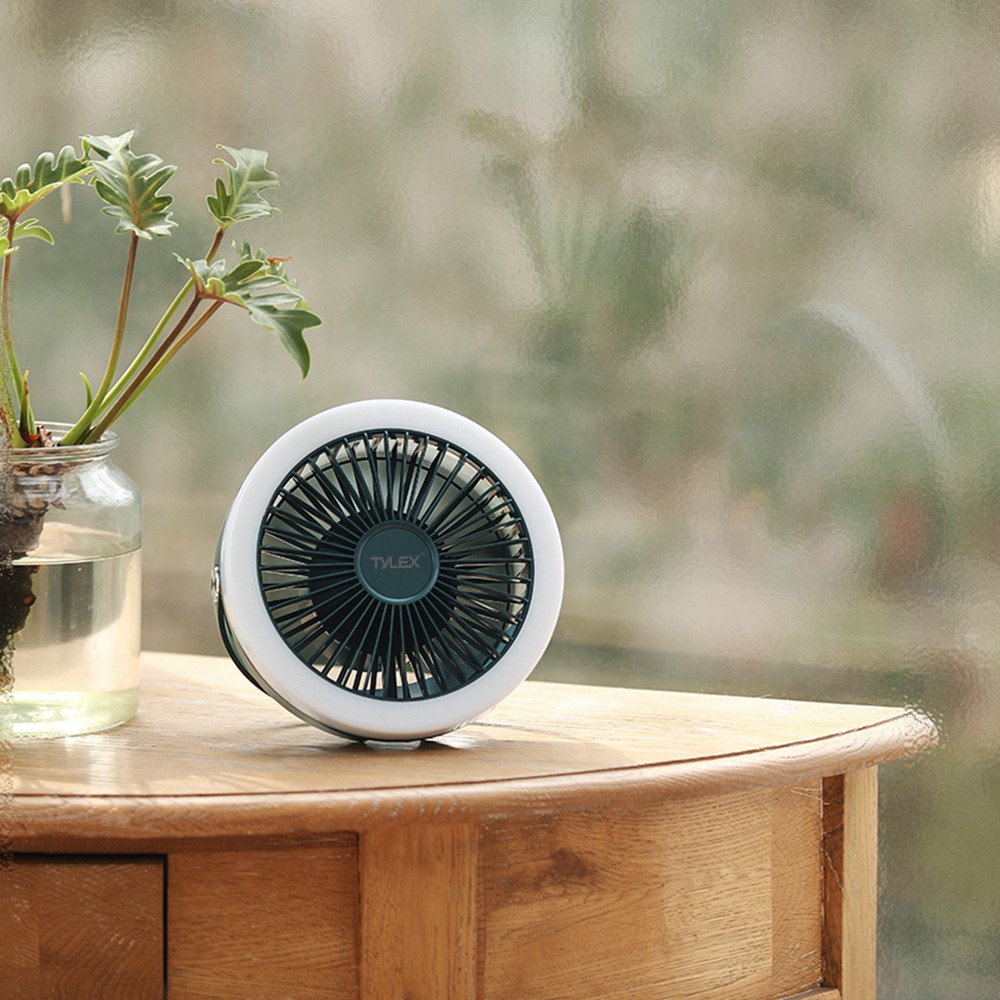 TYLEX XM45 Portable Multifunctional Mini Fan with LED Light Low Noise ...