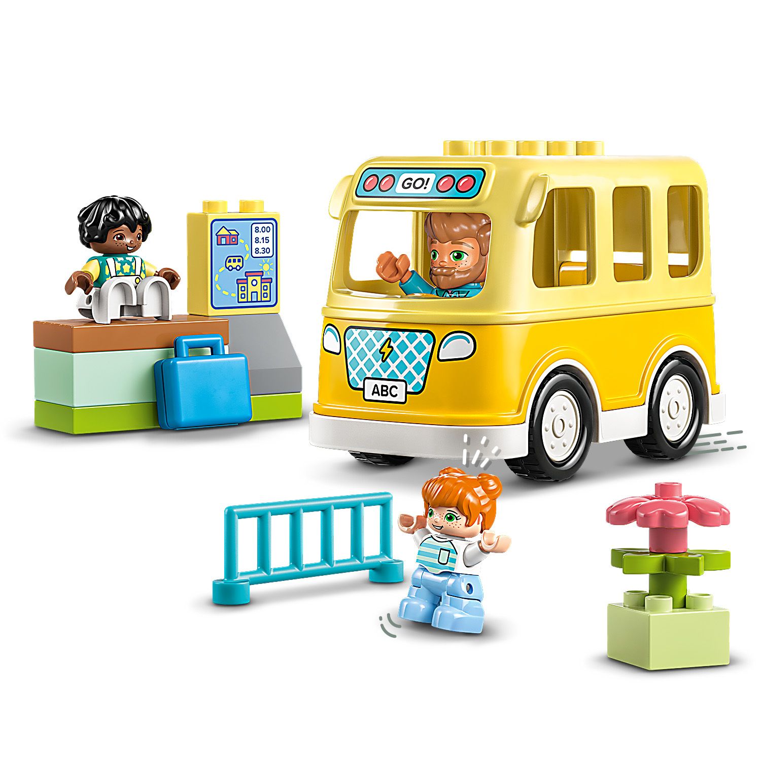 LEGO DUPLO Town 10988 The Bus Ride Building Toy Set (16 Pieces ...