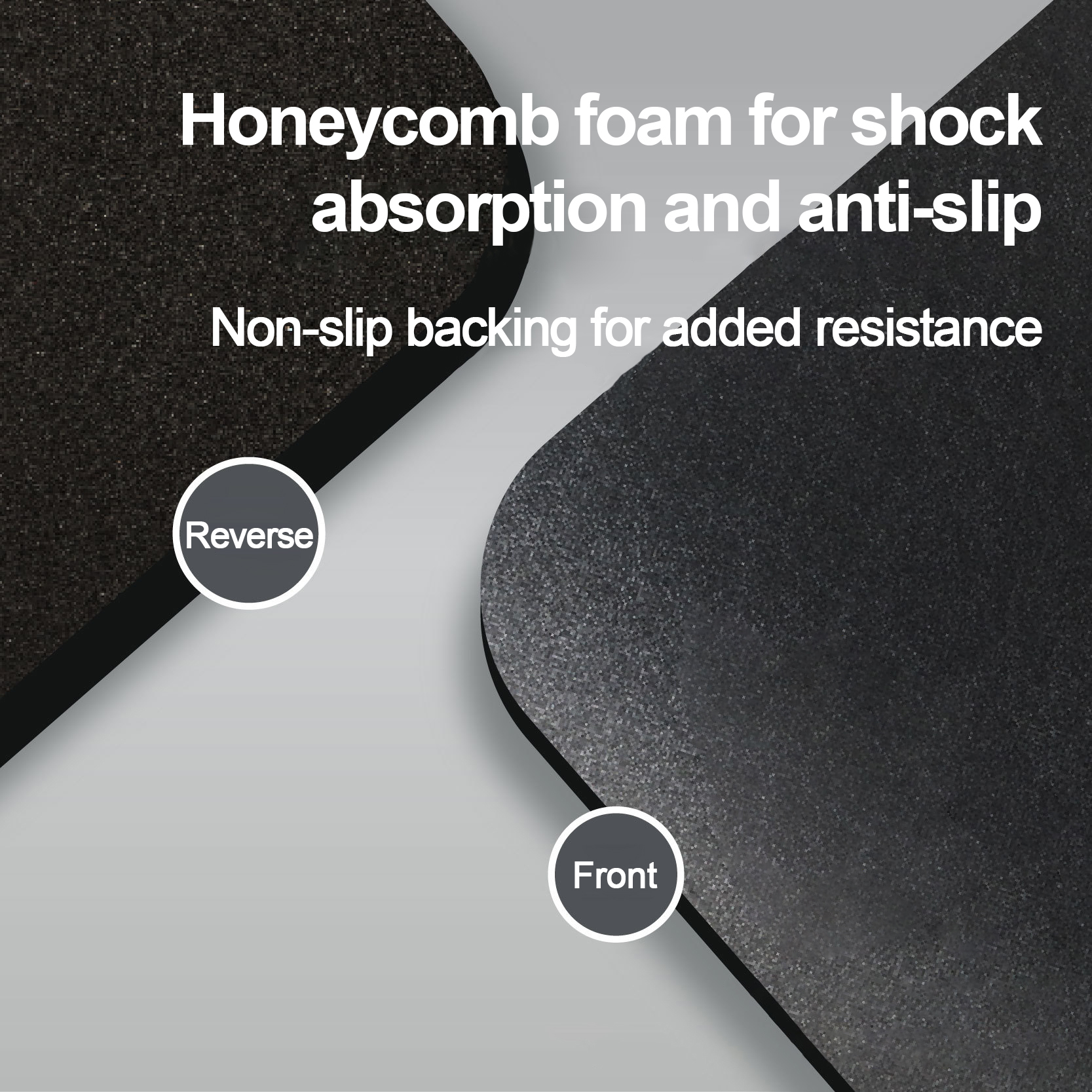Treadmill shock-absorbing pads，160*70CM treadmill mats protect the ...