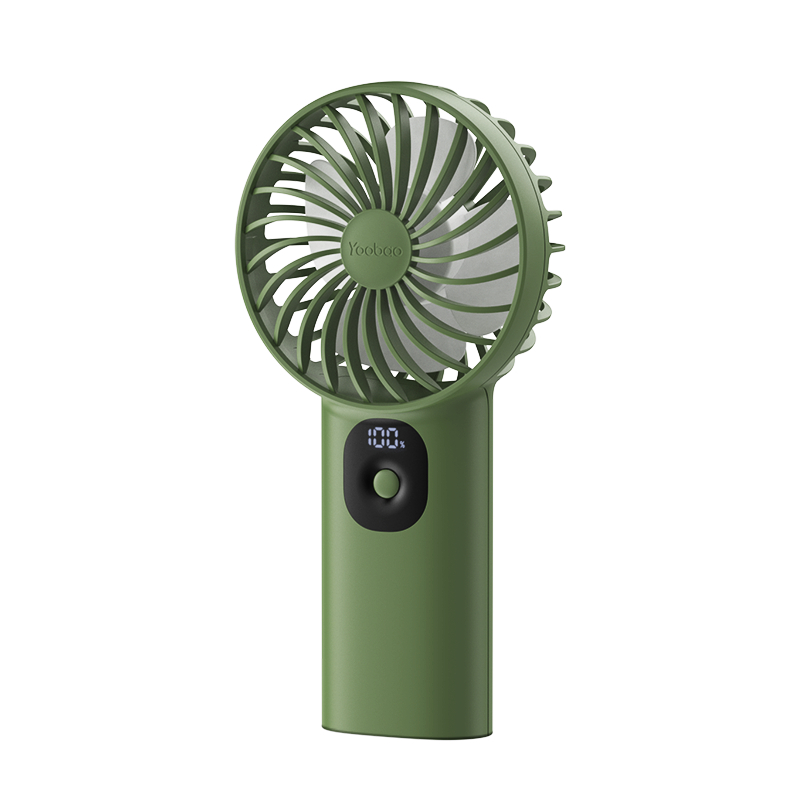 Yoobao F3PL Mini Rechargeable Hand Held Style Fan with 4-Blades Design ...