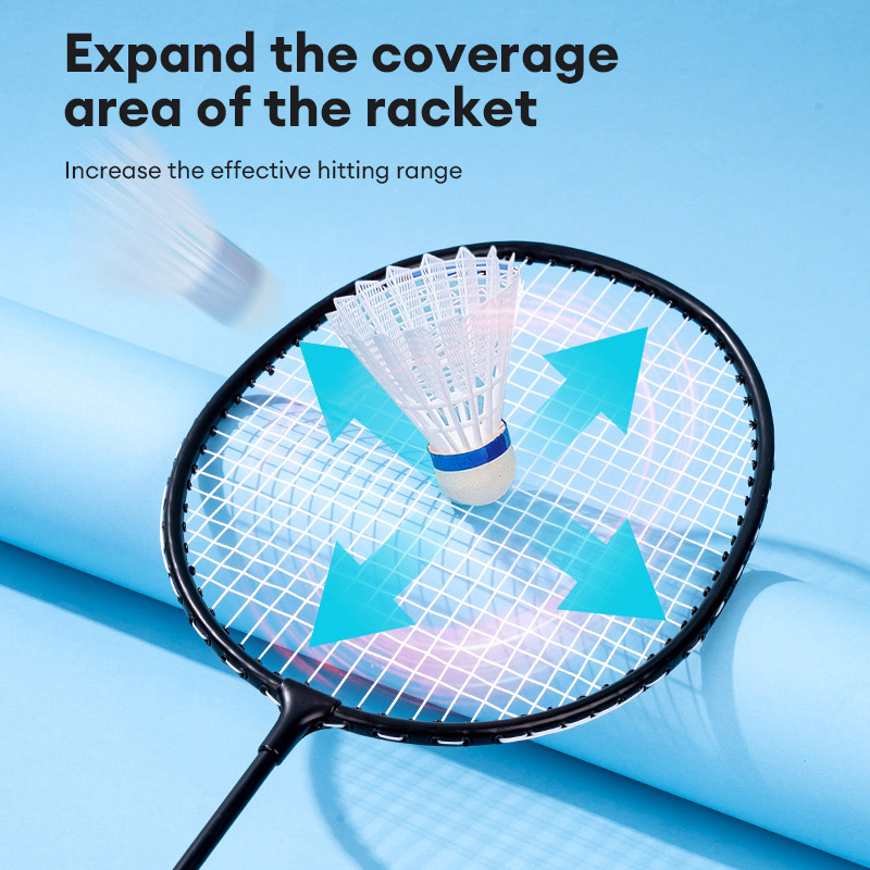 Deli Agnite 26Lbs lron Alloy Split Badminton Racket 115g 2PCS/Pair ...