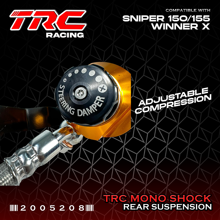 TRC Racing CNC Fully Adjustable Shock 208mm Sniper 155 / 150 and Winner X 2005-208 | Shopee ...