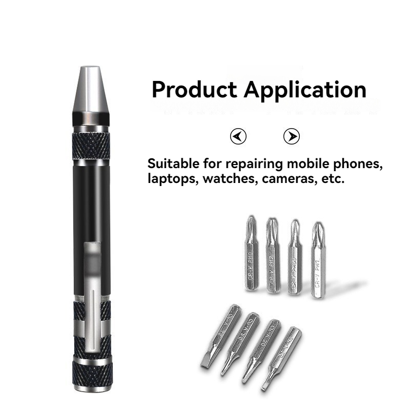 8 In 1 Pocket Precision Mini Screwdriver Pen Multifunction Repair Hand ...