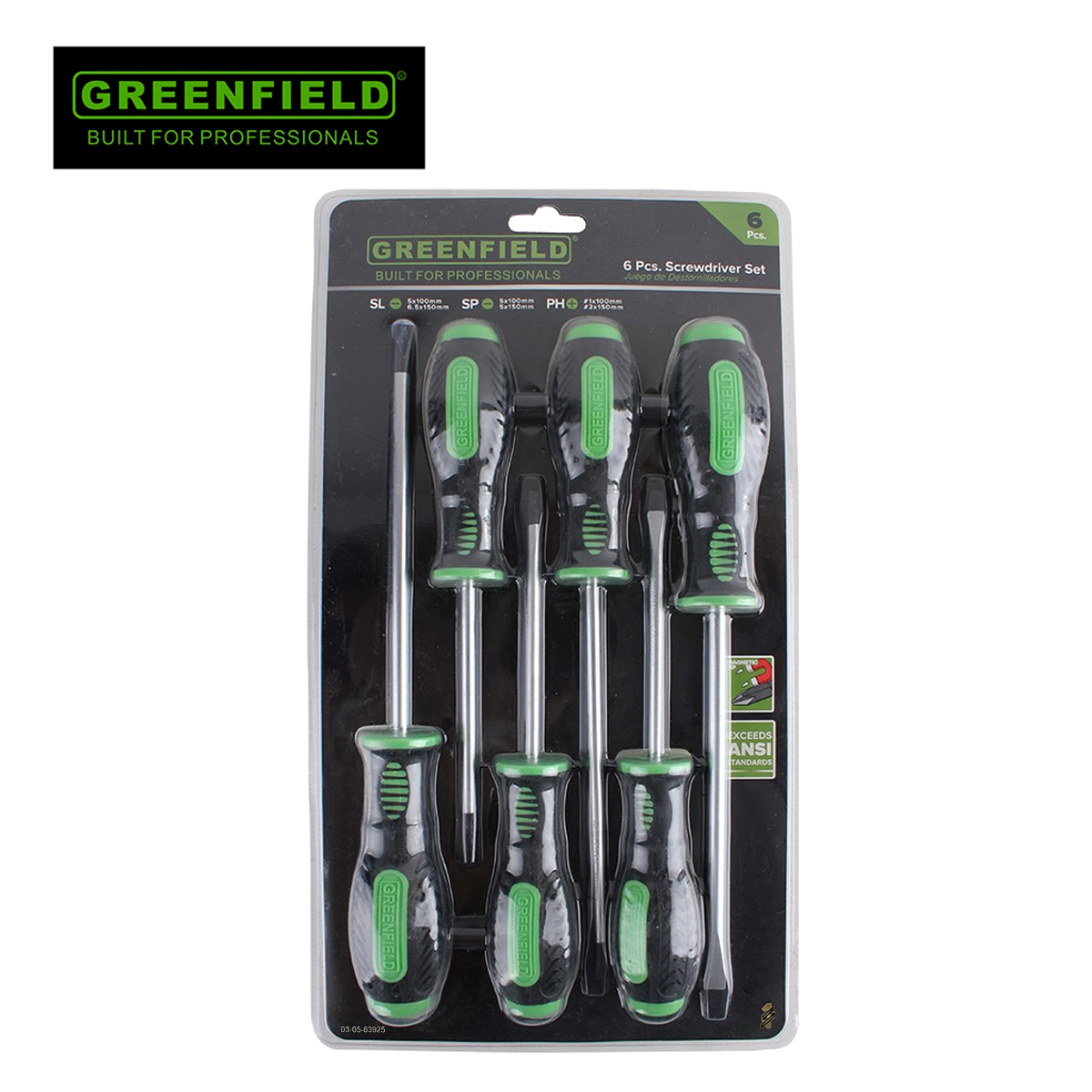 Greenfield Bi-Mat Screwdriver Set 6 Pcs. - Hand Tools | Shopee Philippines