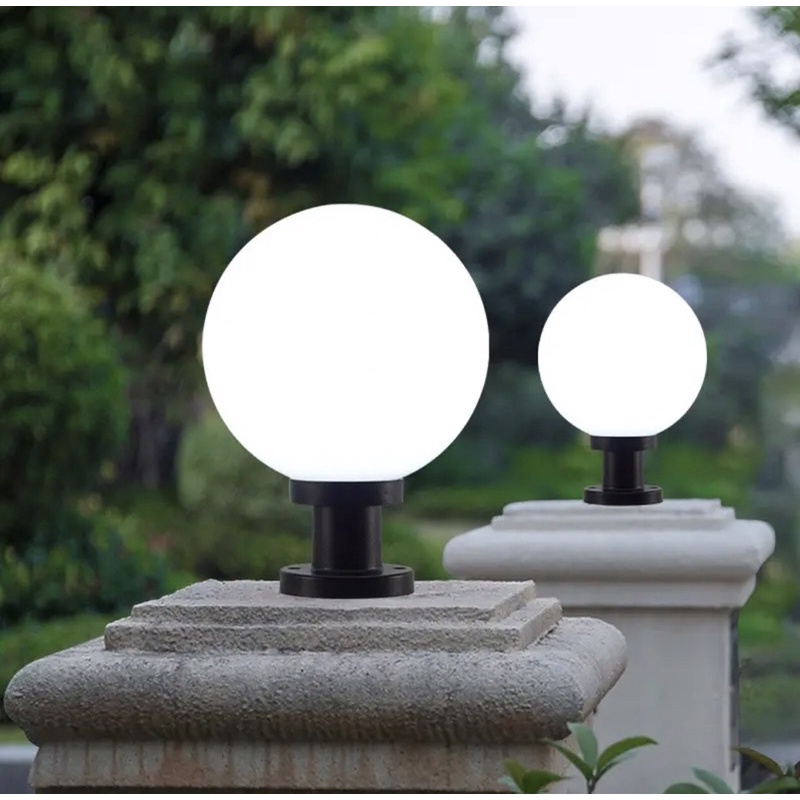 LED Pillar lamp Spherical courtyard lamp outdoor rainproof lamp lamp ...