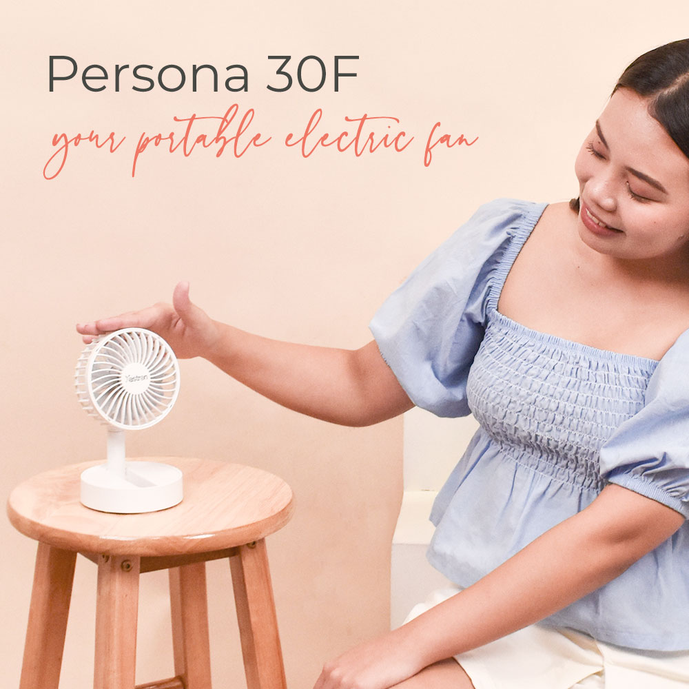 Astron PERSONA30F Portable Rechargeable Fan | 3.5" Fan Blade | 1800mAh ...