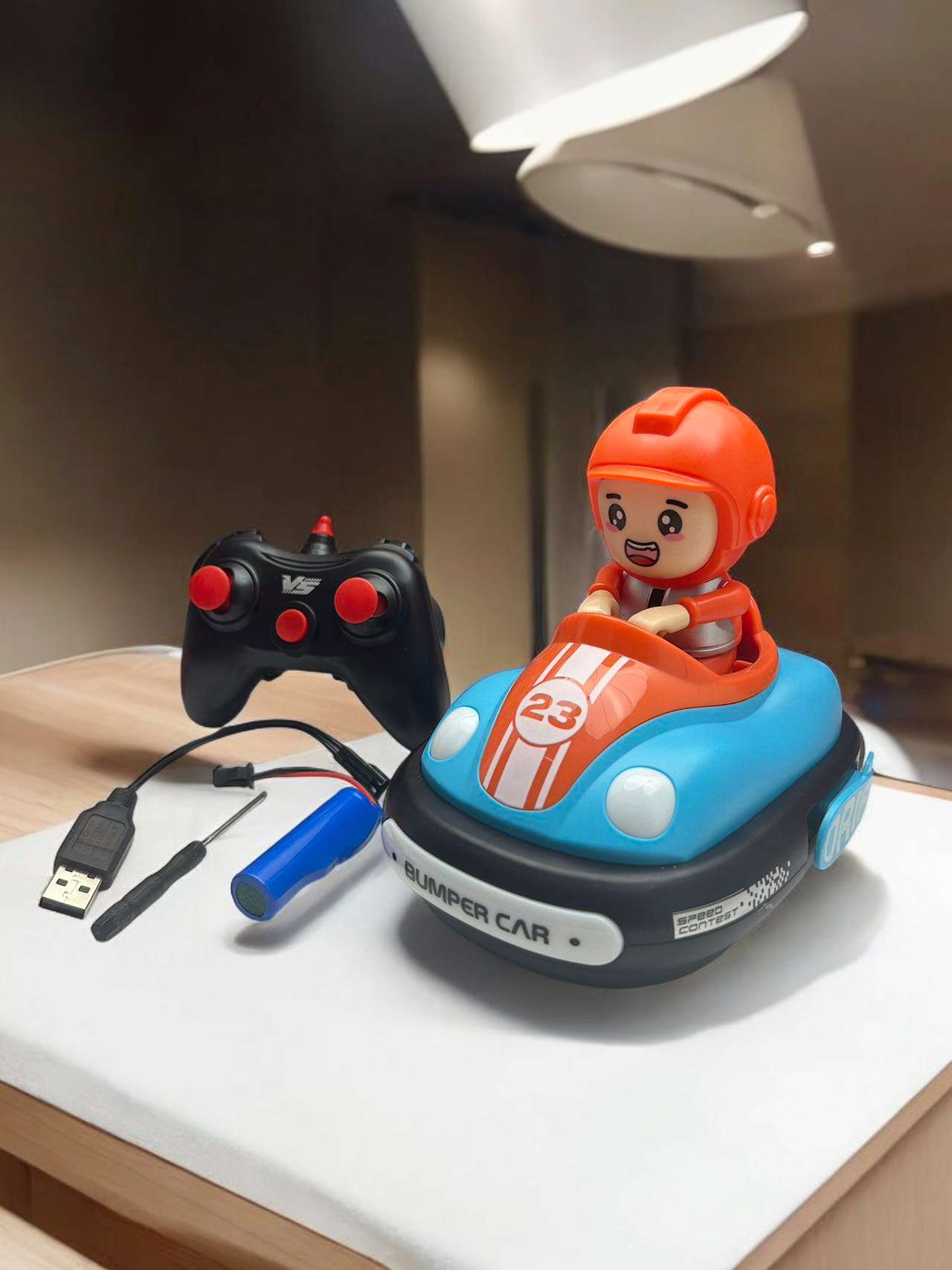 BS Rechargeable Cartoon Remote Controlled Bumper Car Toy for Kids ...
