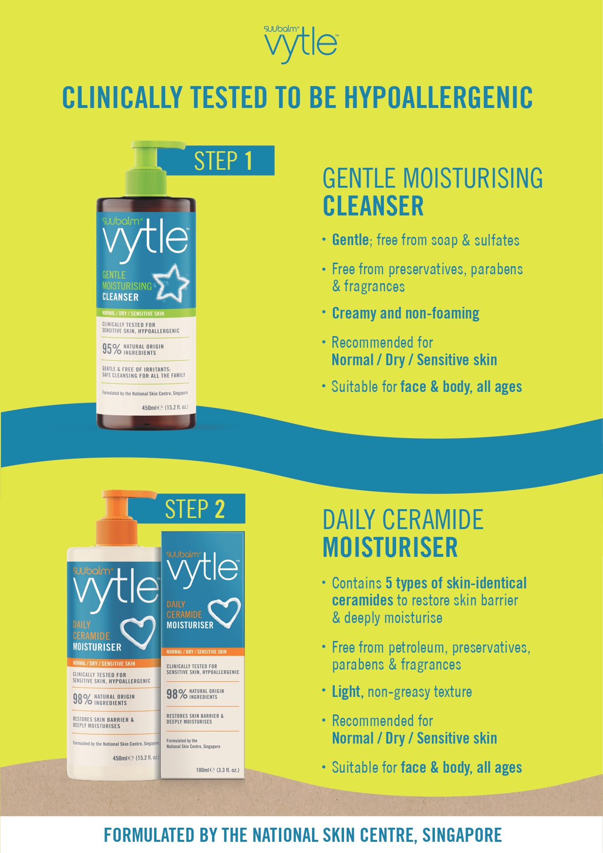 Vytle Daily Ceramide Moisturiser 450ML | Shopee Philippines