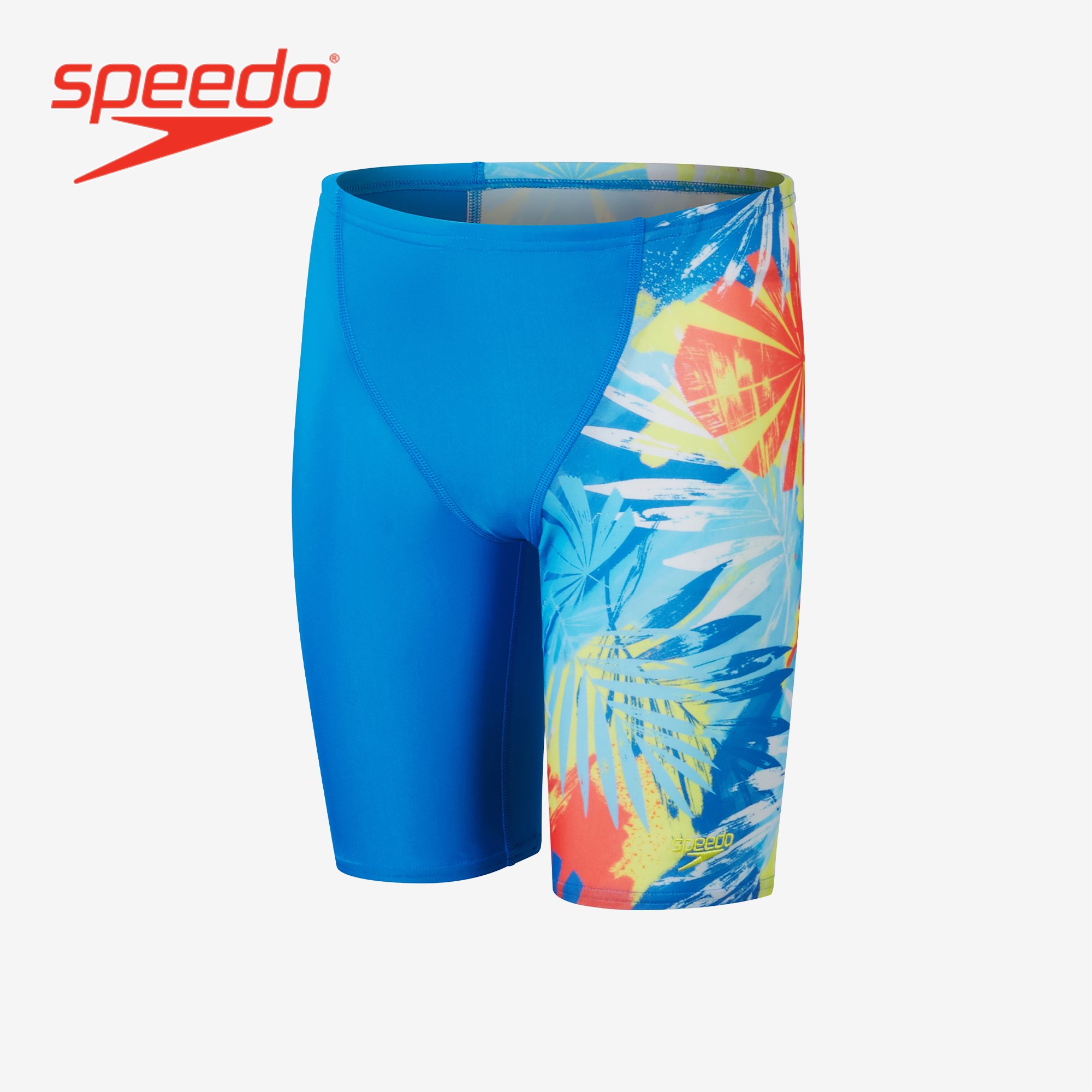 Speedo Kids Boy's Swimwear - Boys Digital Allover V-Cut Jammer - Blue ...