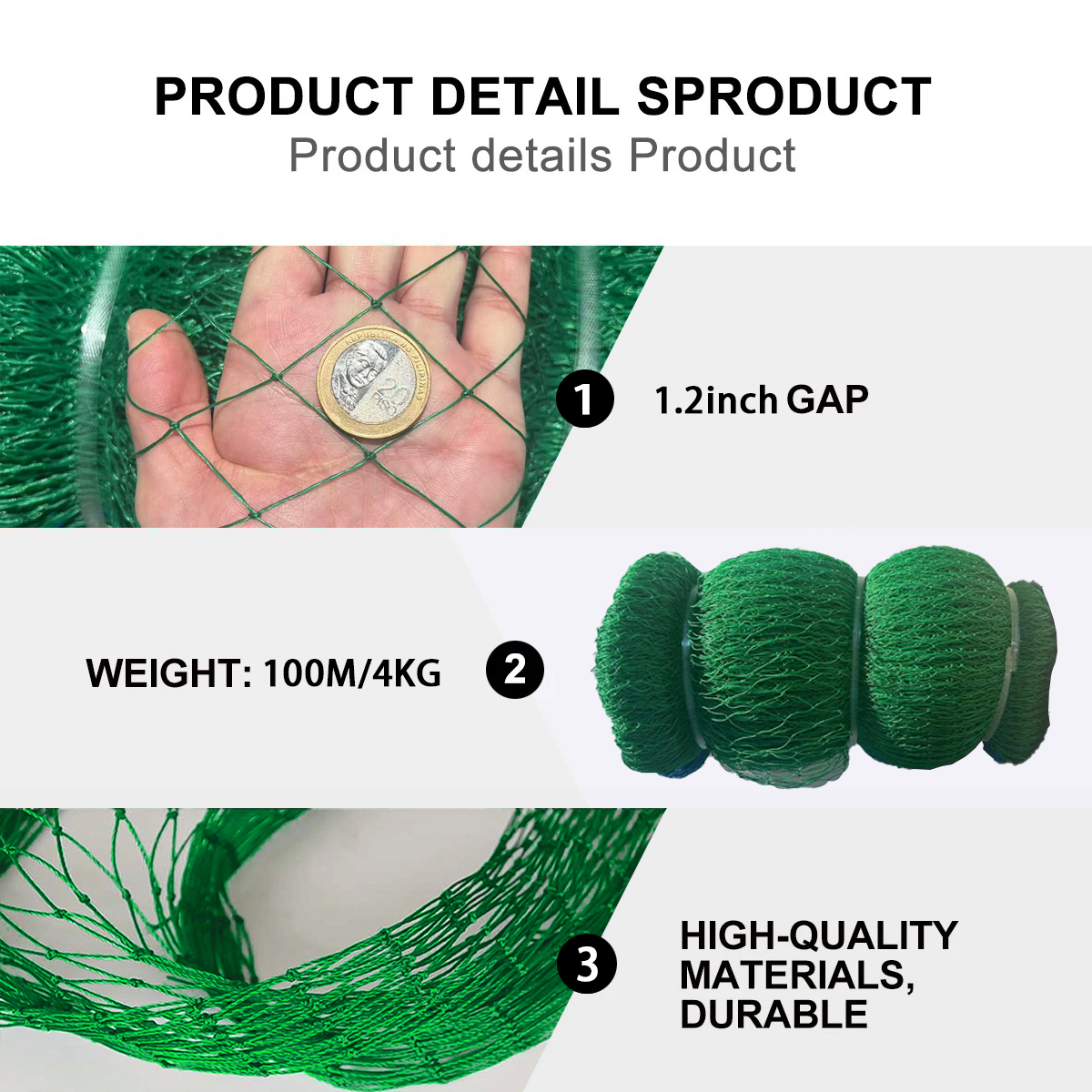 Free Rope Chicken Net Range Net For Chicken Lambat Outdoor Defense Bird ...