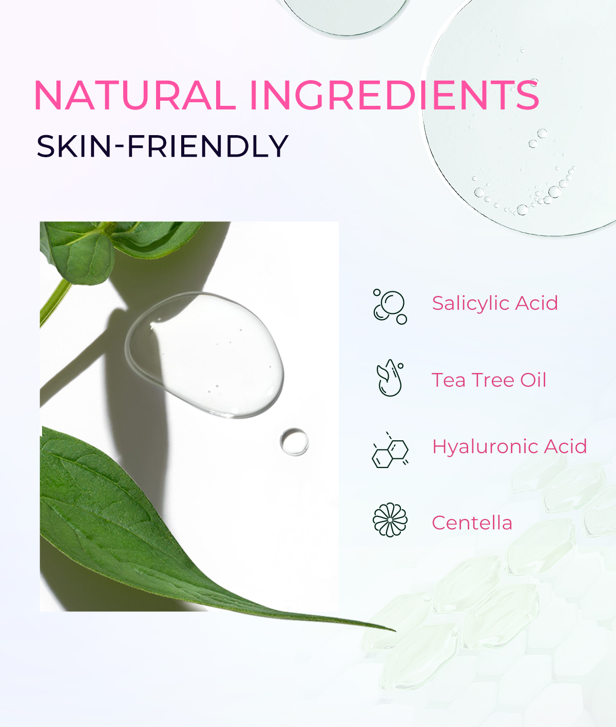 SACE LADY Hydrocolloid Pimple Patch Skin-friendly Acne Natural Finish ...