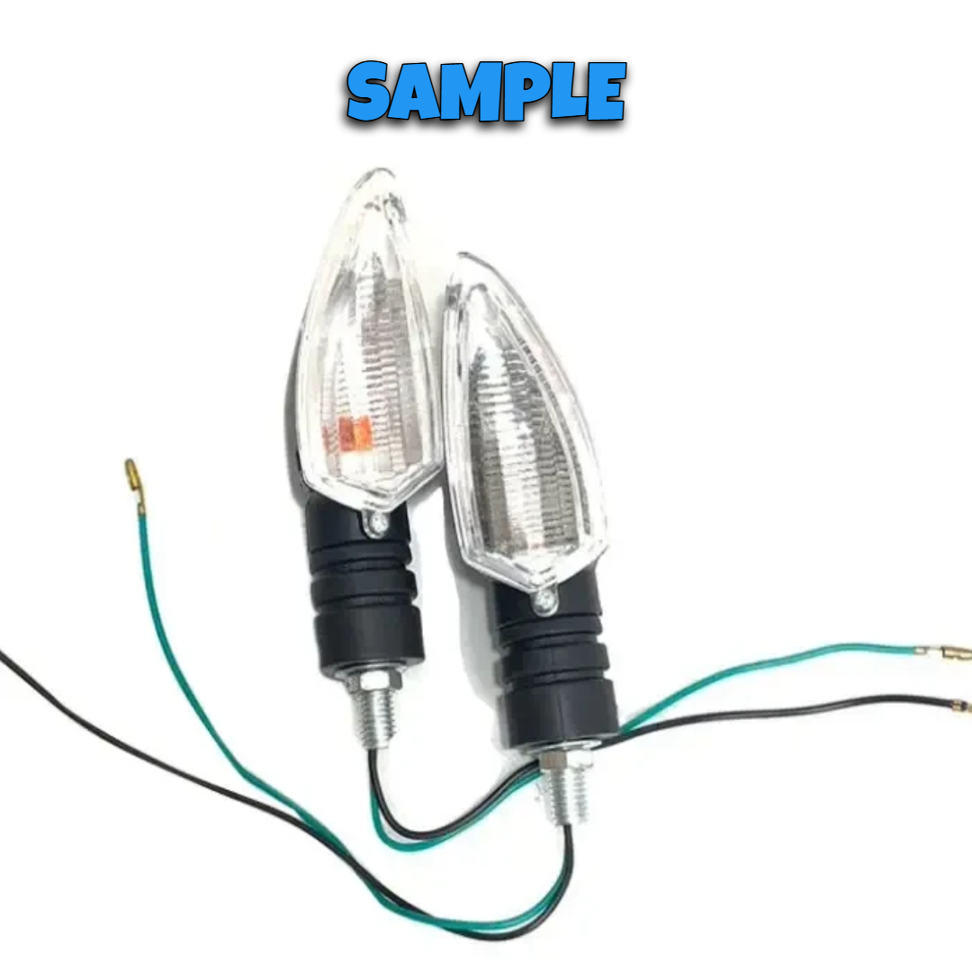 HONDA TMX ALPHA 125 - Big Flasher Signal Light Clear White Lens For ...