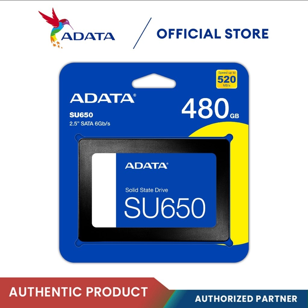 ADATA ULTIMATE SU650 120GB/240GB/480GB/512GB/1TB 2.5" SATA III Internal SSD Solid State Drive ...