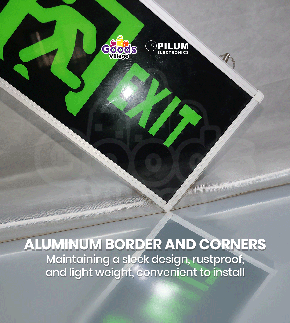 High Quality EXIT Light Signage LED Light Emergency EXIT / Double Face ...