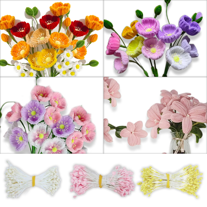 150pcs/bundle Artificial Stamens for Flower Arrangement, Scrapbooking ...