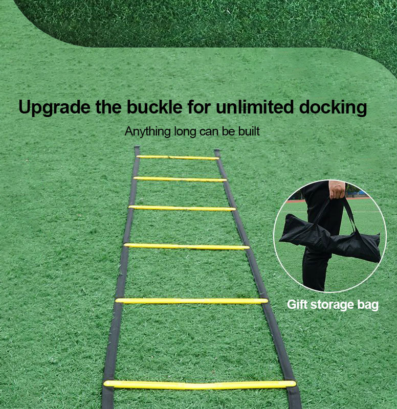 Portable Agility Ladder Training Obstacle Rope Football training Ladder ...