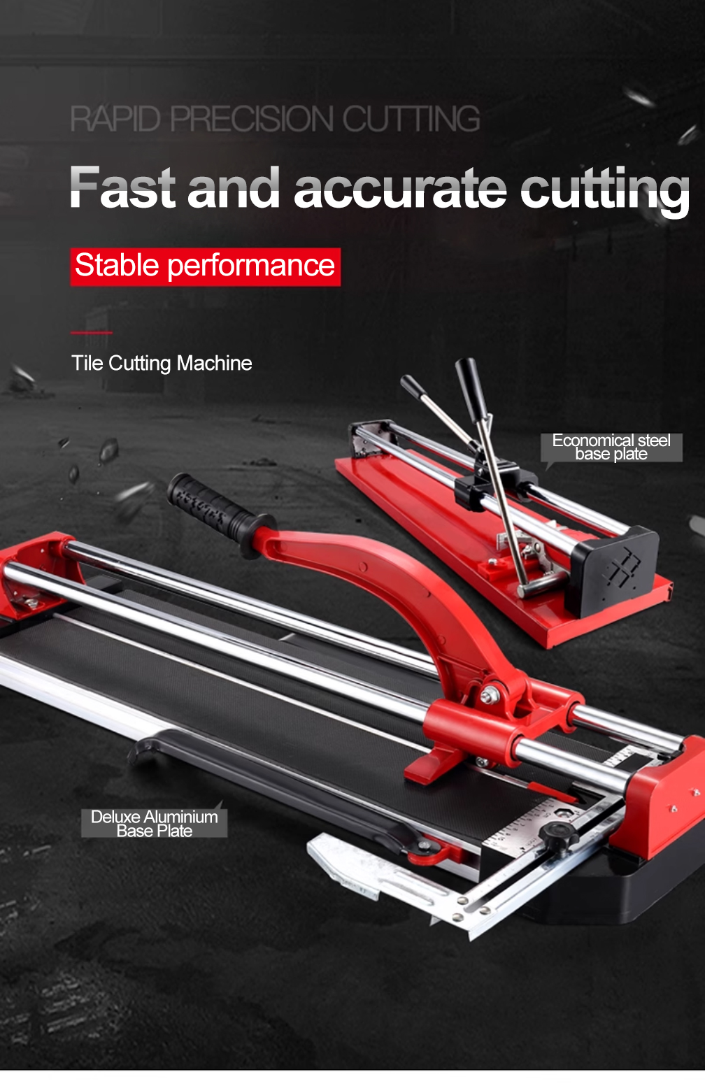 【Laser positioning】Heavy Duty Manual Tile Cutter 400-600MM Carbide ...