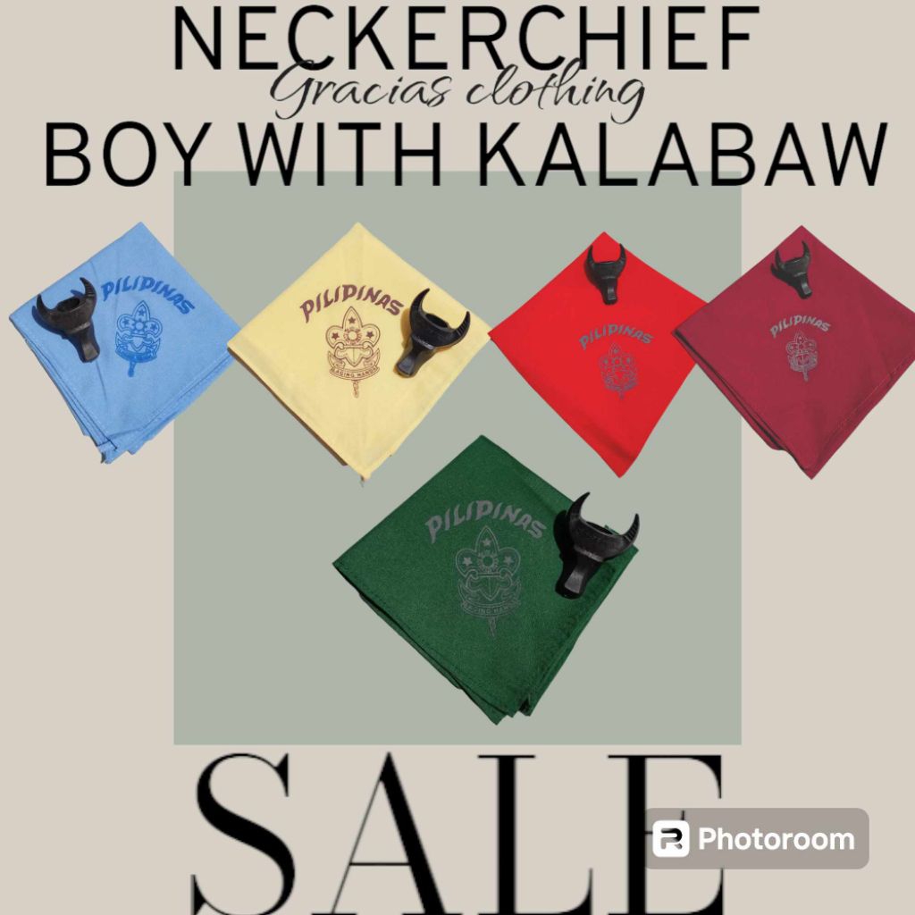 PANYO+RING SCHOOL UNIFORM/ NECKERCHIEF W/RING COTTON POLYESTER/SCHOOL ...