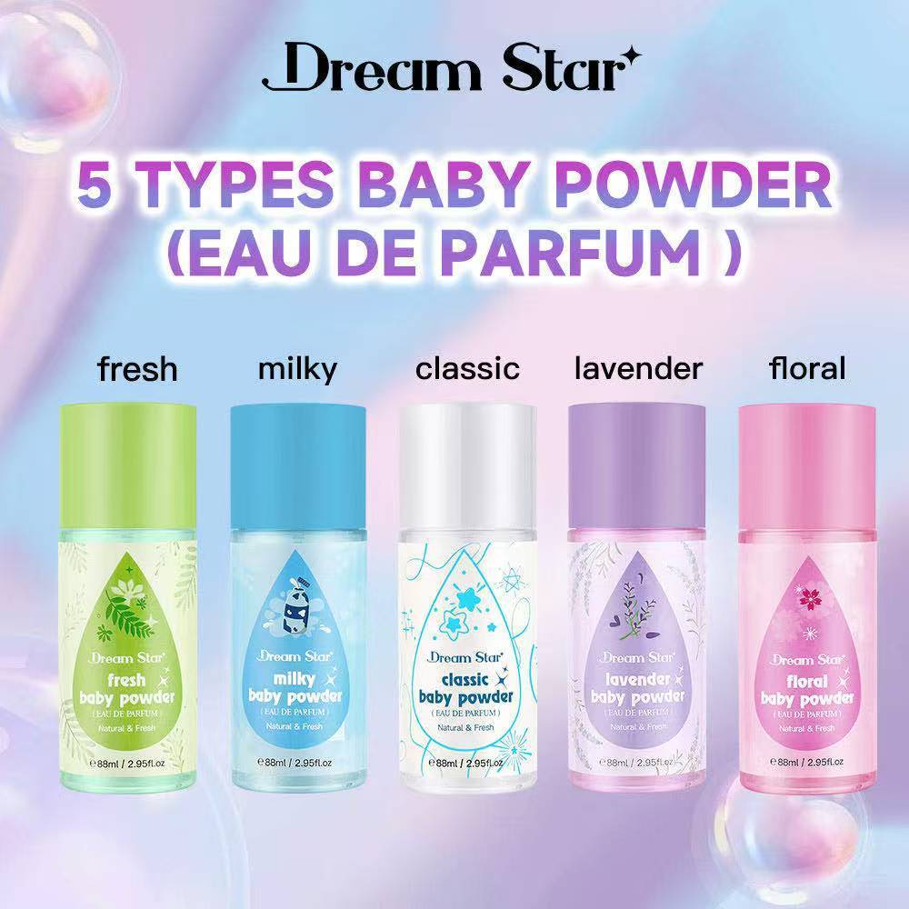 Dream Star Baby Powder Perfume Mist 88ml Affordable Long-Lasting Scent ...