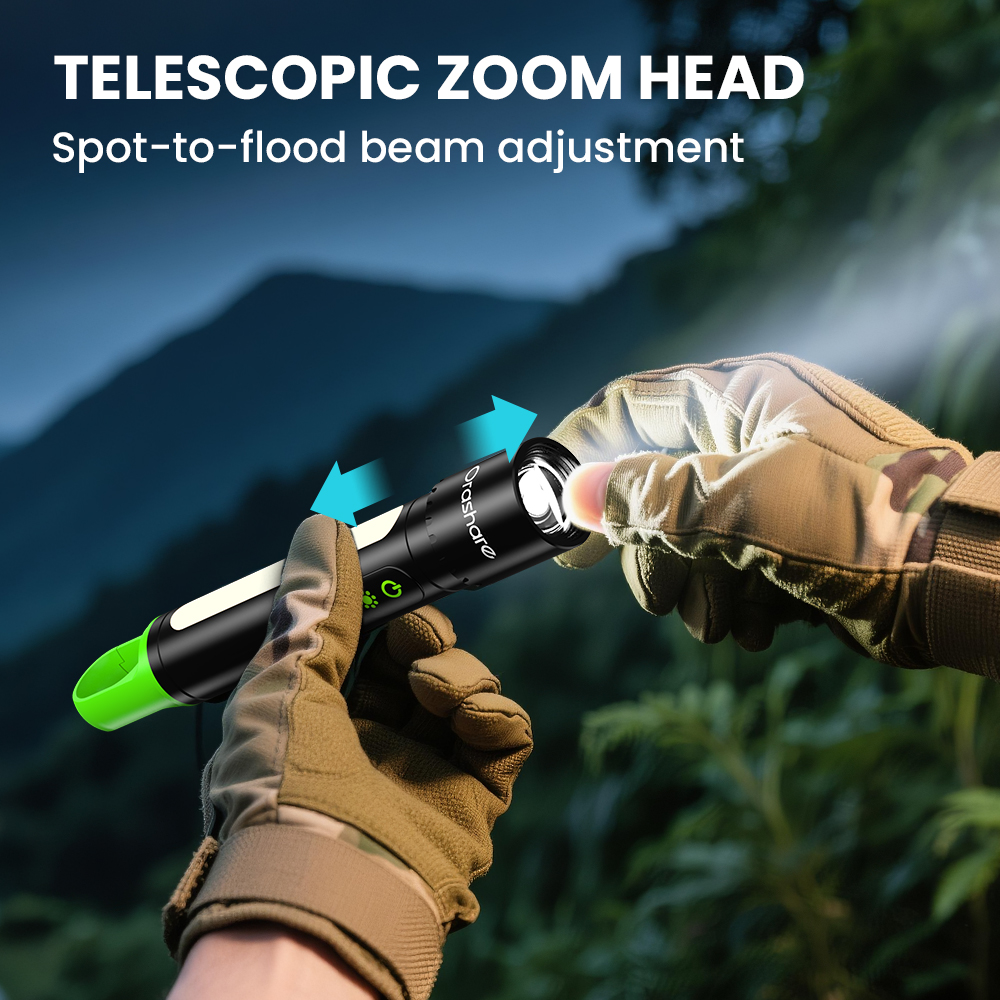 Orashare OL03 Max LED Flashlight Rechargeable 3000mAh USB Output Super ...