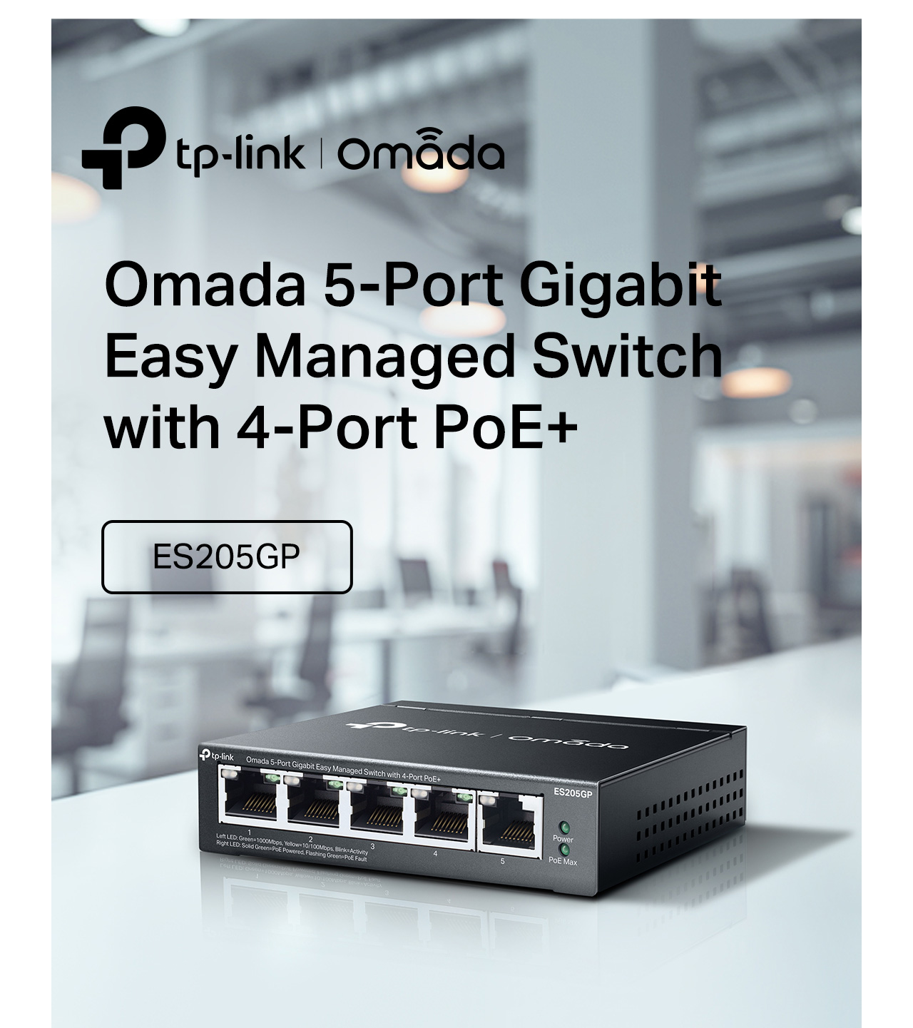 TP-Link | ES205GP/ES206GP | 5-Port/6-Port | Omada | Gigabit Easy ...