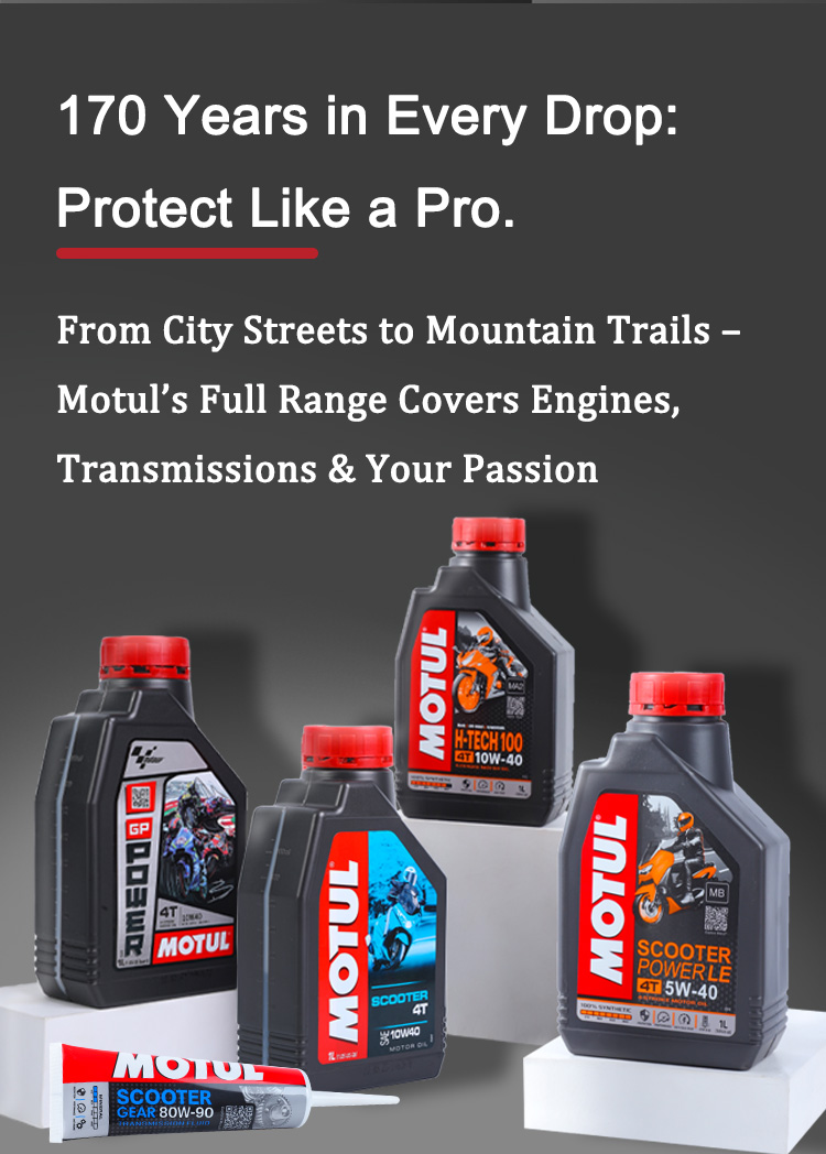 MOTUL SCOOTER 1L 4T SAE 10W-40 Fully Synthetic 1 Liter 4 Stroke ...