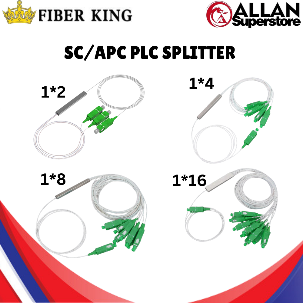 Faiba Ftth Passive Fibre Optical Cable Splitter Sc-Apc Optic Plc Steel ...