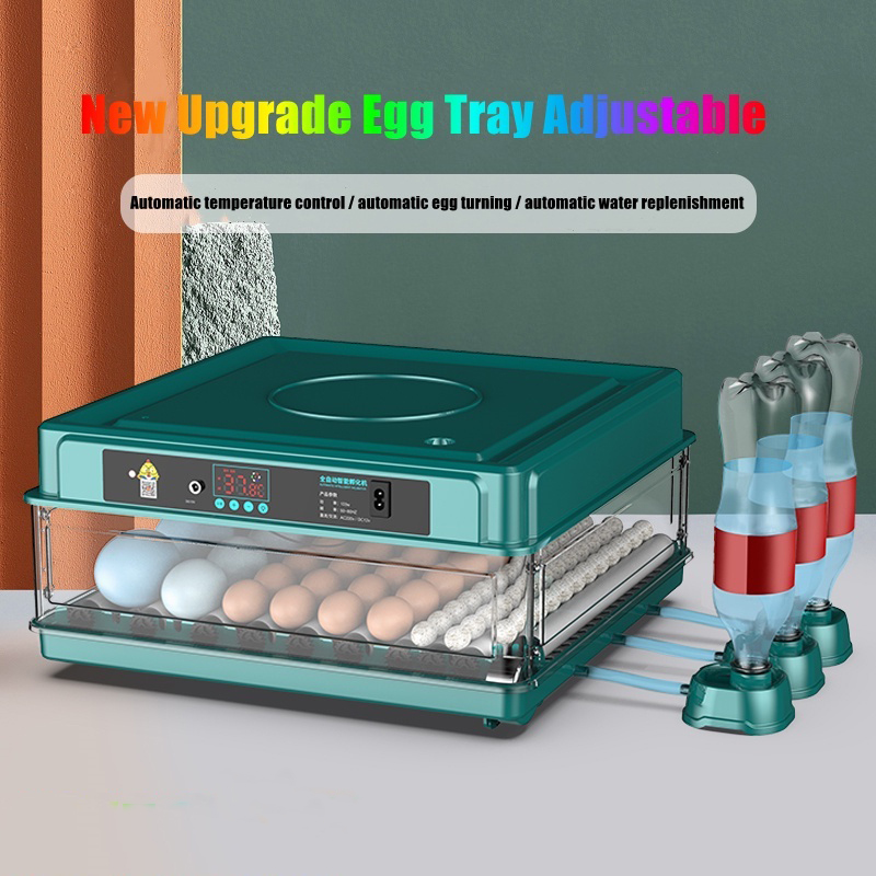 12/24/36/64 /130egg household incubator chicken and duck fully ...