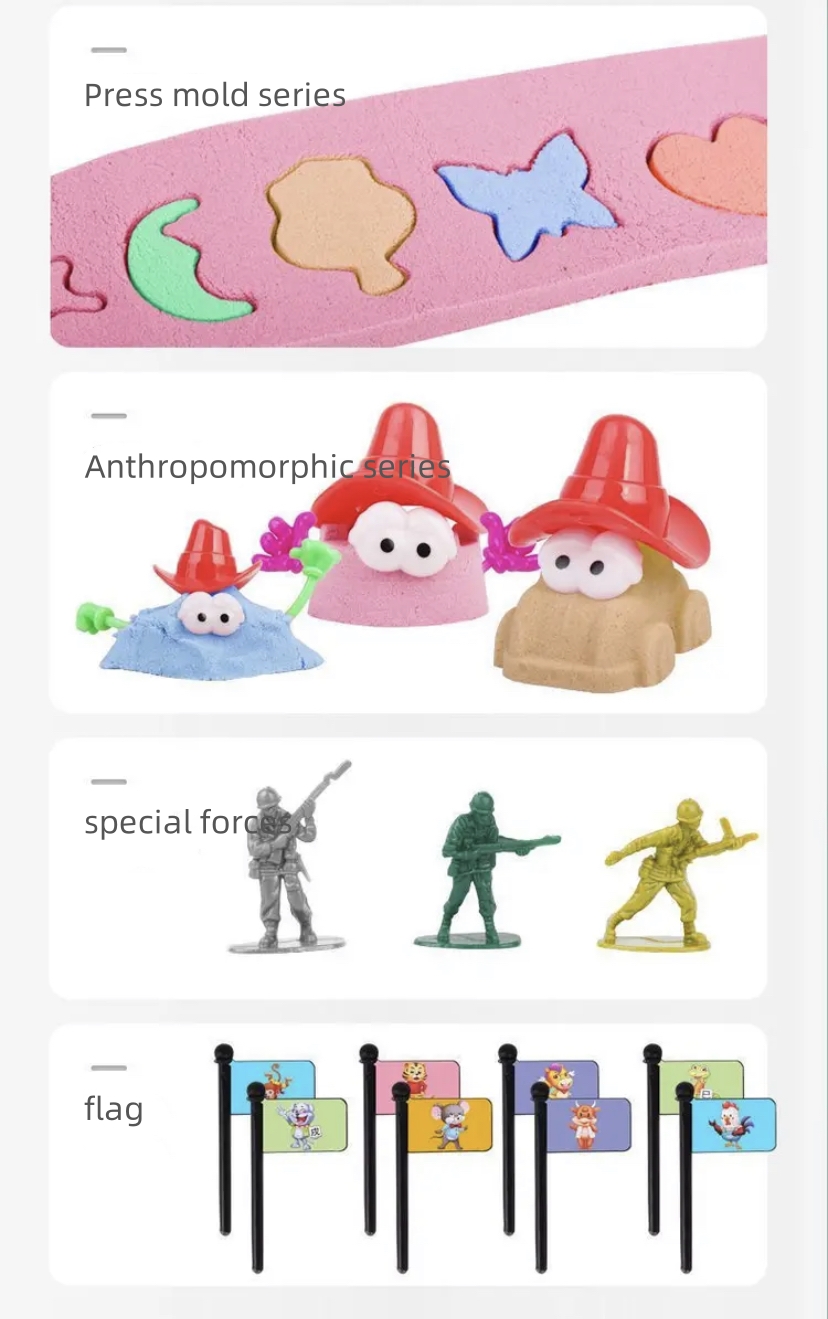 39 Molds Magic Space Sand Set Inflatable Cushion Safe Non-Toxic ...