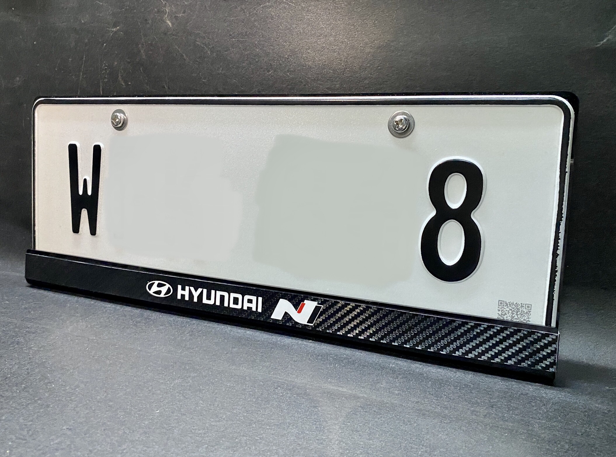 New Generation Car Plate Number Plate Frame for Hyundai N-Sport Carbon ...