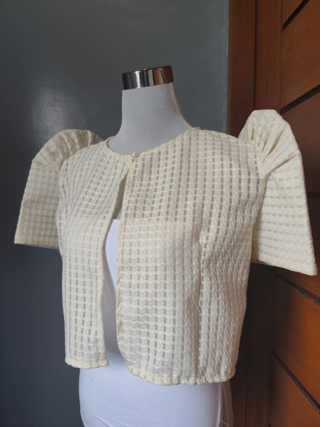 PERLA MODERN FILIPINIANA BOLERO (FIT S-M/L-XL) | Shopee Philippines