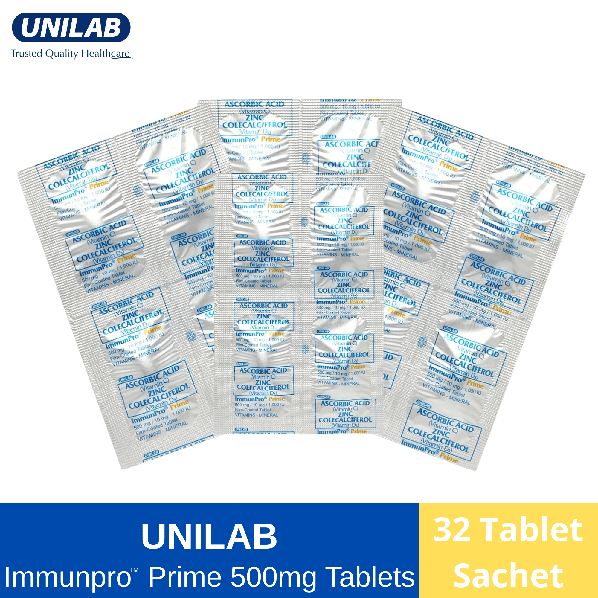 UNILAB Immunpro Prime 1 Box Total of 100 Tablets | Shopee Philippines