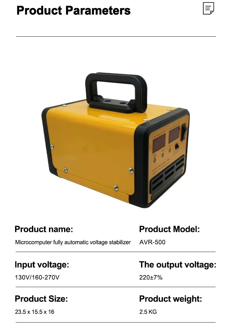 3000W/220V AVR Automatic Voltage Regulator SVR-1500VA/2000VA/2500VA ...